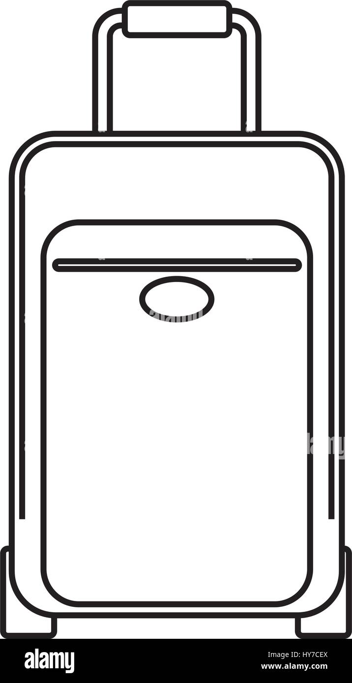 luggage case handle vector icon illustration graphic design Stock ...
