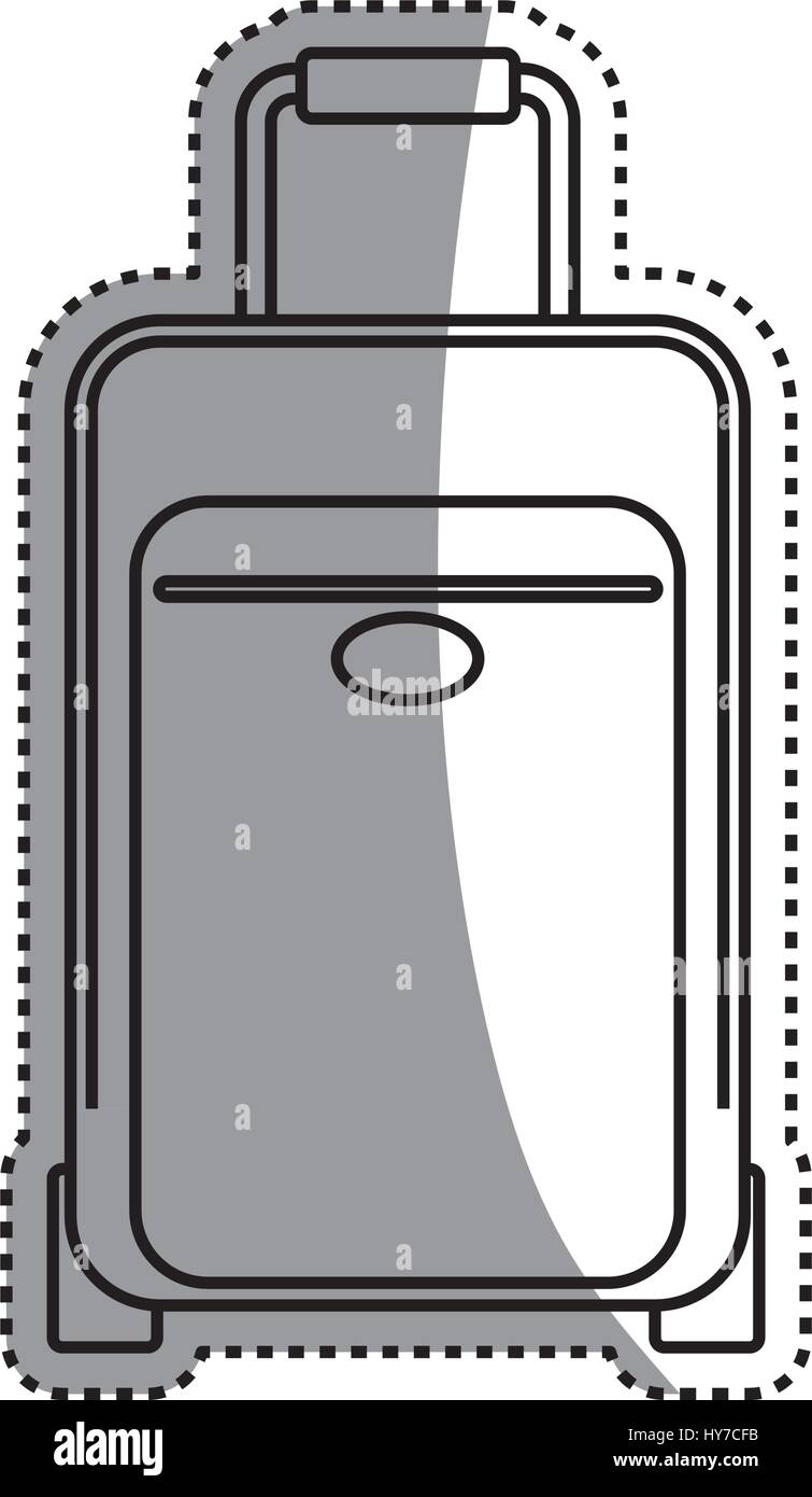 luggage case handle vector icon illustration graphic design Stock ...