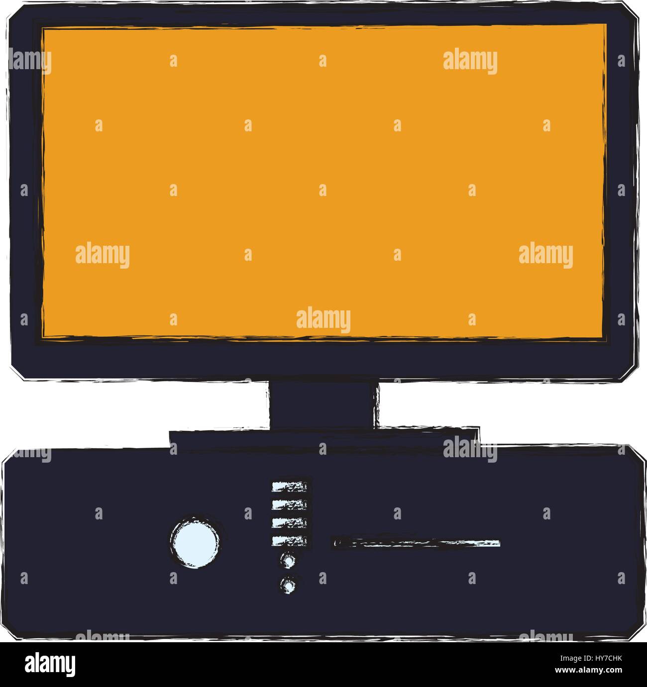 pc computer technology vector icon illustration graphic illustration ...