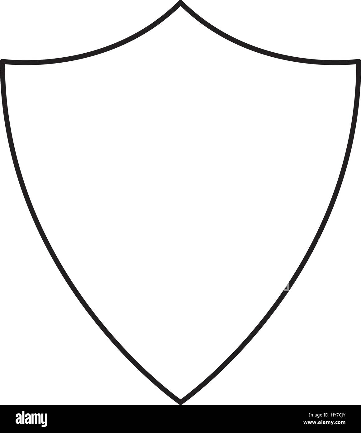 shield security abstract crest icon vector illustration Stock Vector ...