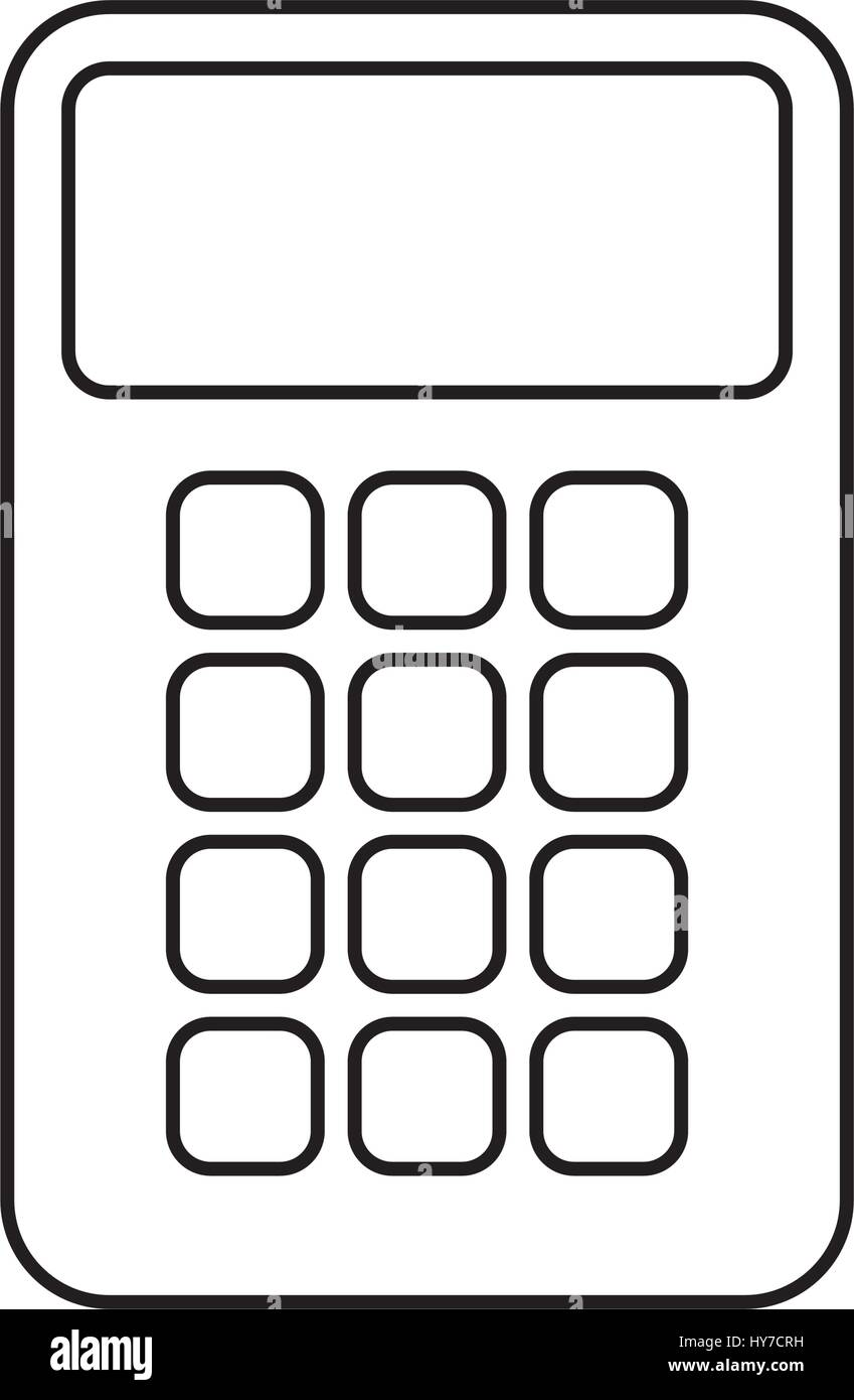 keypad numbers object vector icon illustration graphic design Stock ...
