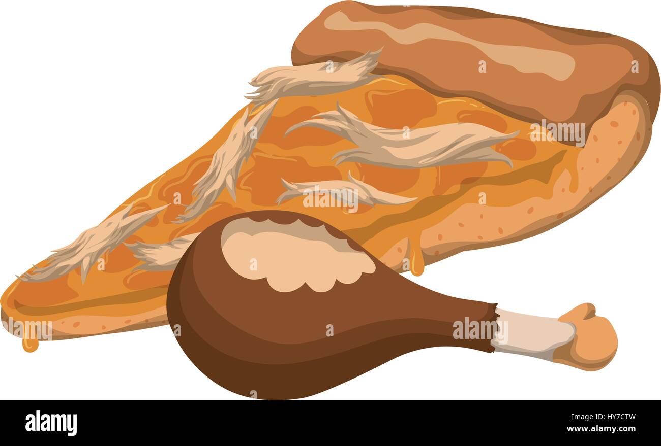 Shredded chicken Stock Vector Images - Alamy