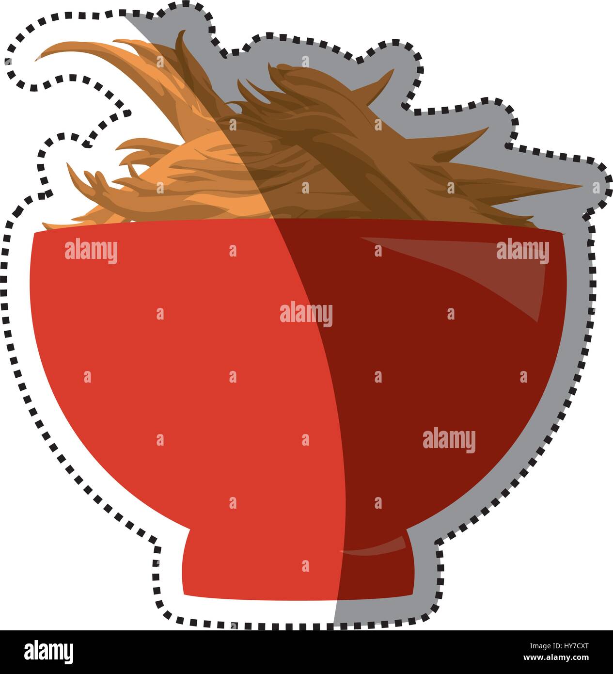 Shredded pottery Stock Vector Images - Alamy