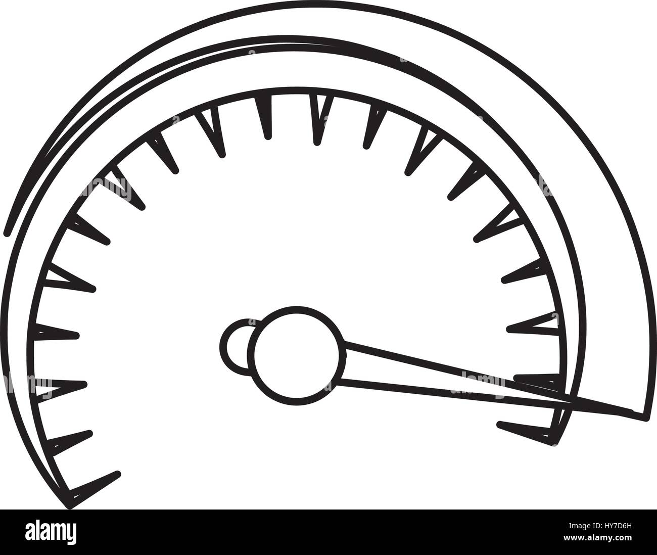 Car Speedometer Drawing