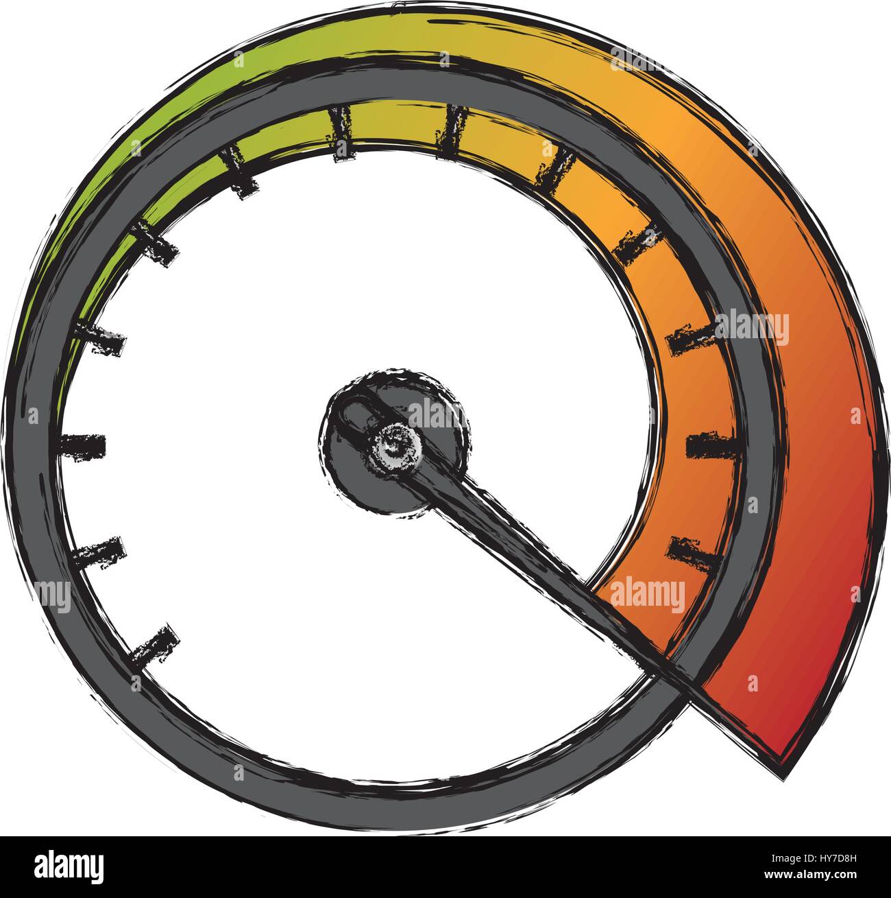 Speedometer power car icon vector illustration graphic design Stock ...