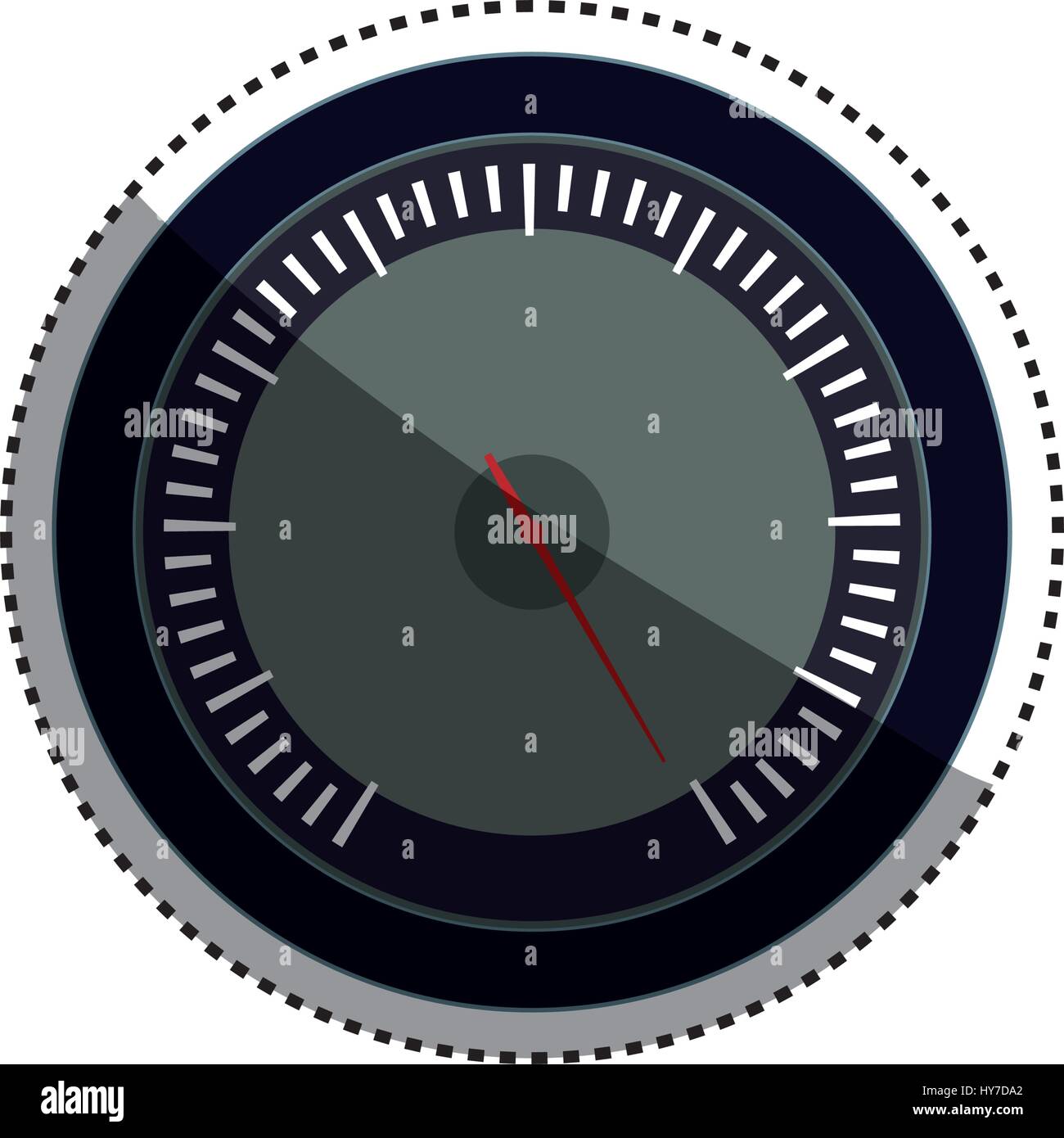 Speedometer power car icon vector illustration graphic design Stock ...