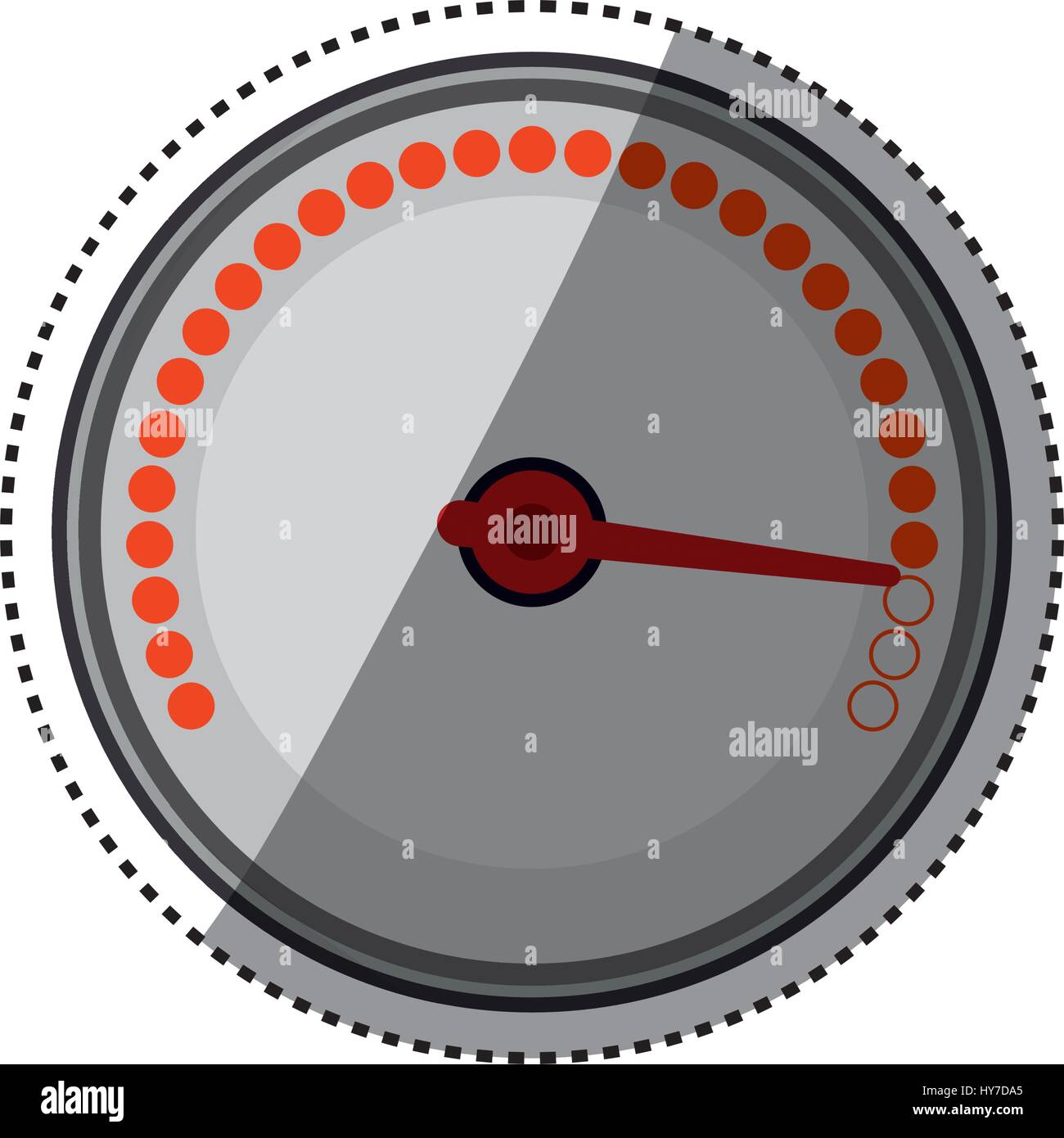 Speedometer power car icon vector illustration graphic design Stock ...
