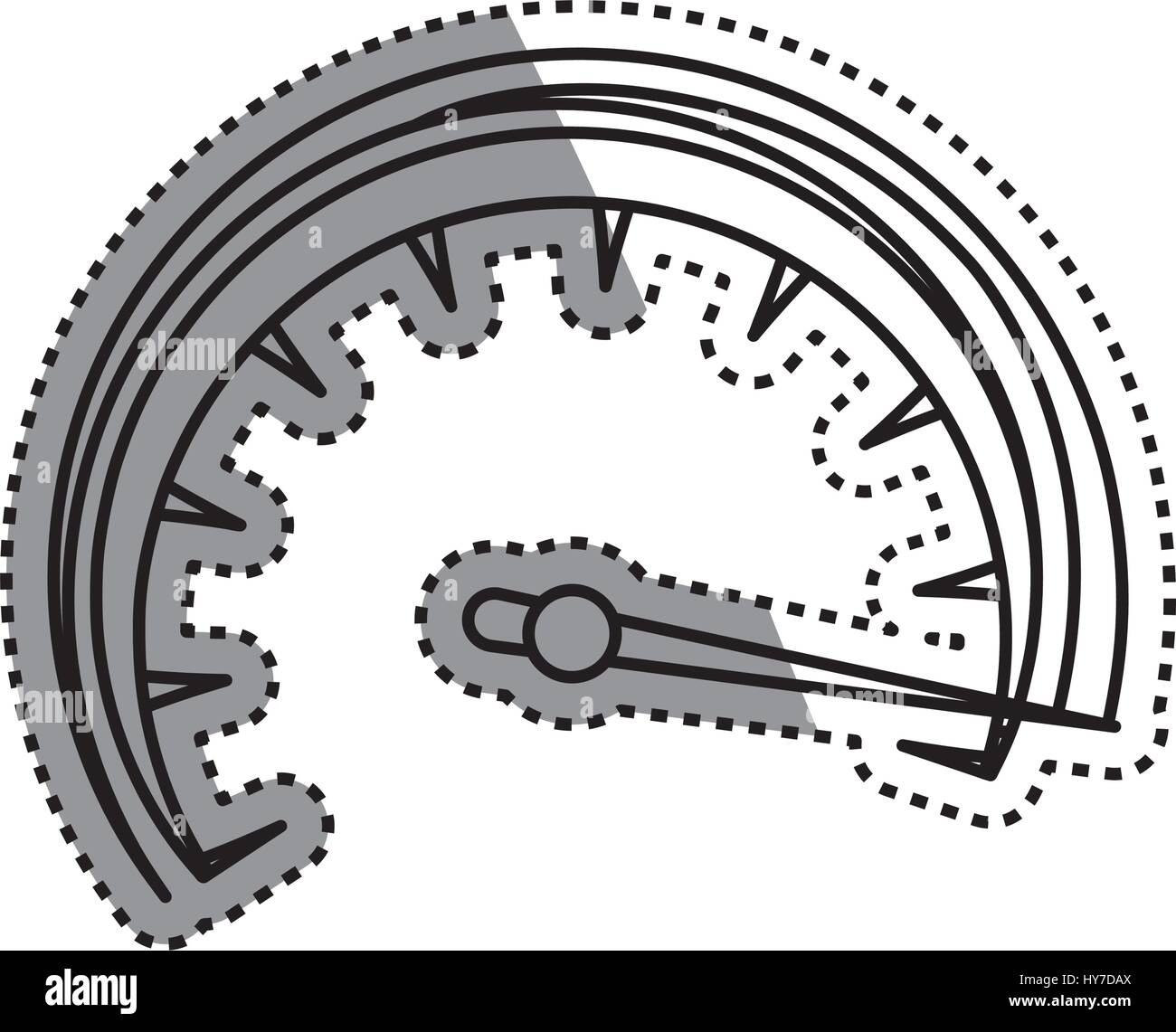 Speedometer power car icon vector illustration graphic design Stock ...