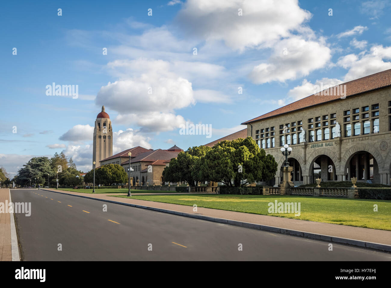 PALO ALTO, USA - January 11, 2017: Stanford University Campus and ...