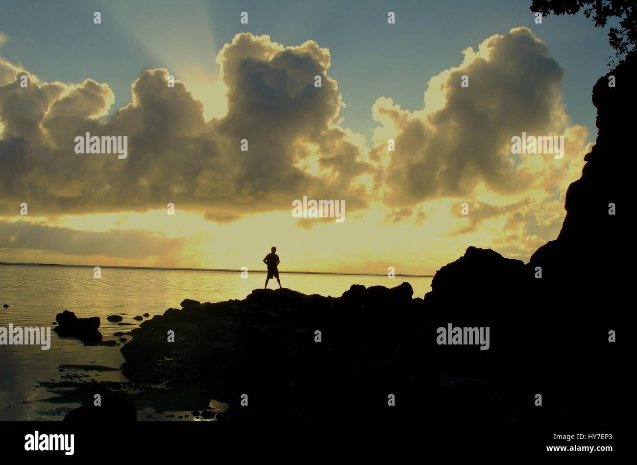 Sunrise in Melekeok, Palau Stock Photo - Alamy