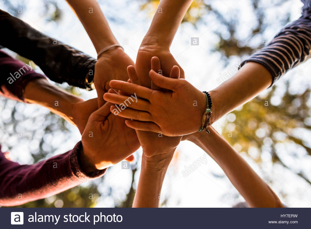 Many Hands Circle Stock Photos & Many Hands Circle Stock Images - Alamy