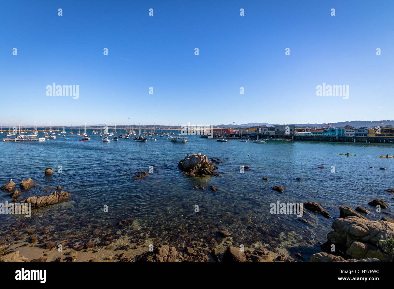 Monterey Bay in Pacific Grove - Monterey, California, USA Stock Photo ...