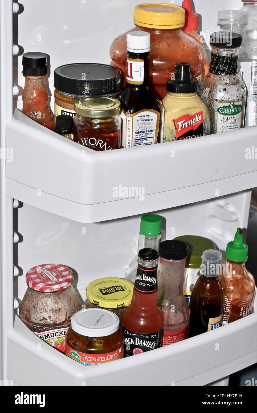 Messy food refrigerator hi-res stock photography and images - Alamy