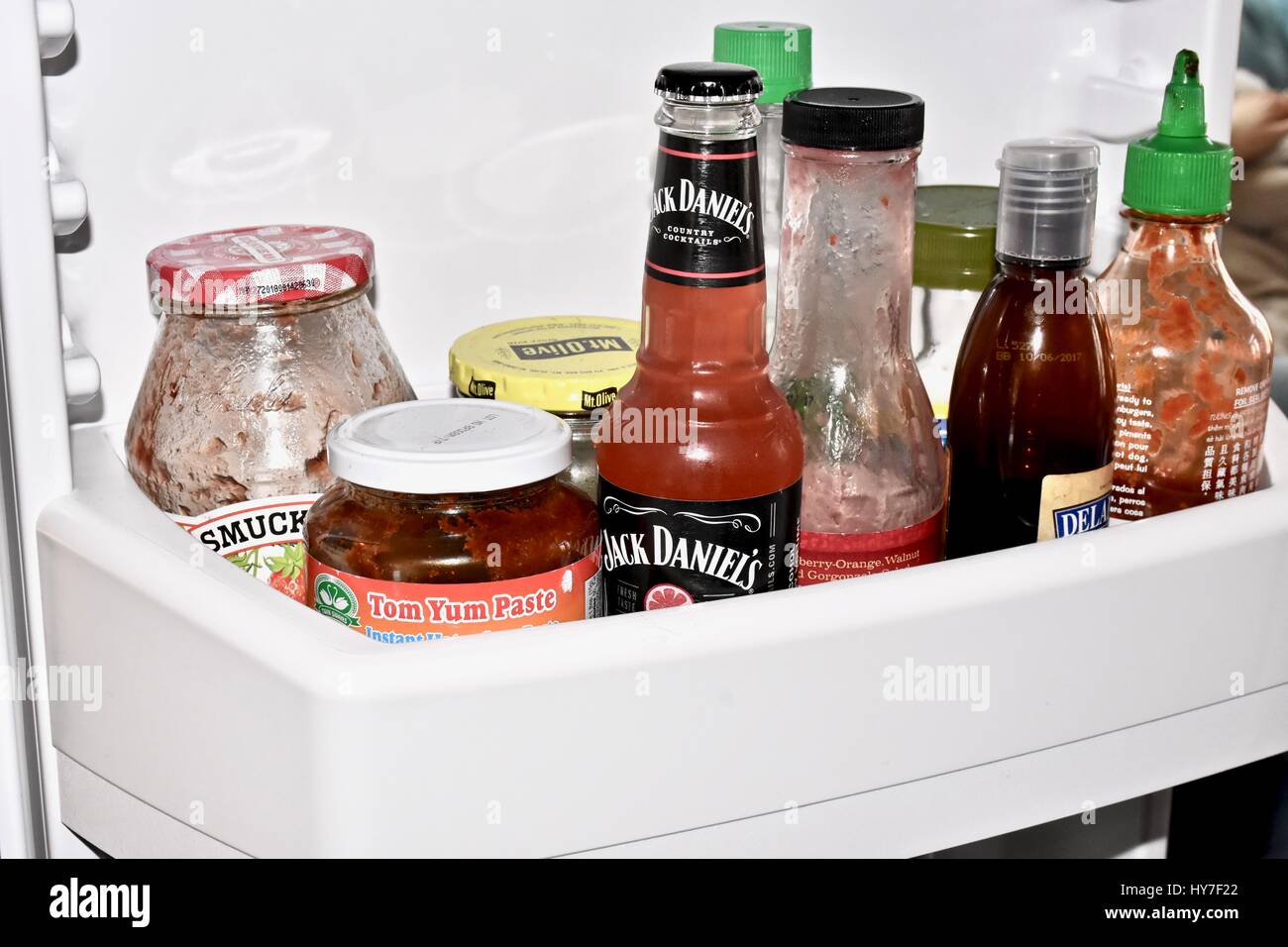 Messy food refrigerator hi-res stock photography and images - Alamy