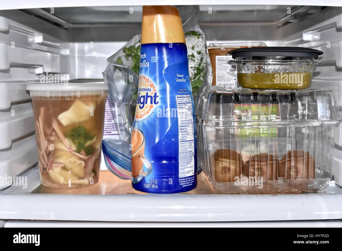 Messy food refrigerator hi-res stock photography and images - Alamy