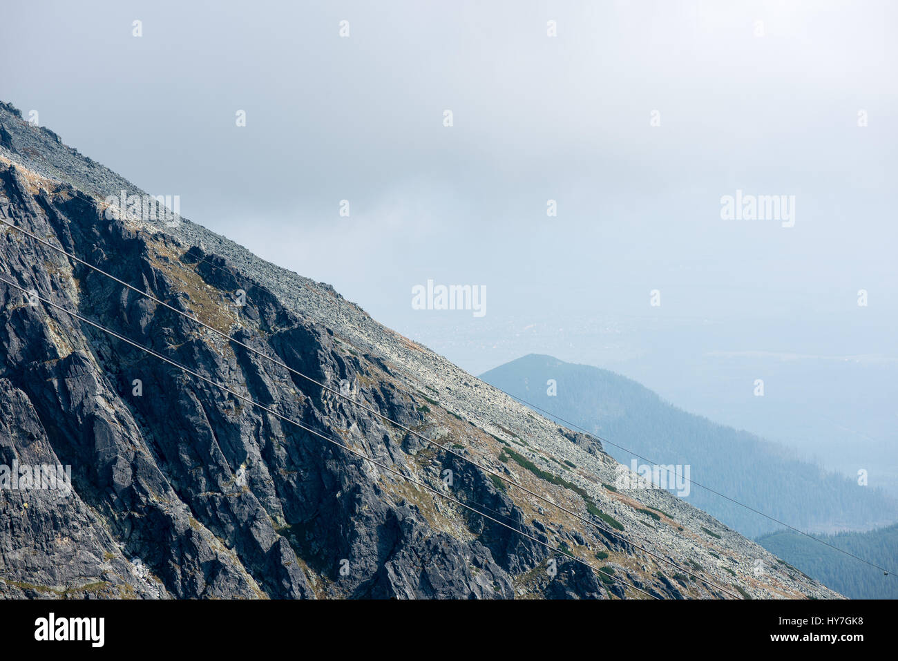 Tatra mountains in Slovakia covered with snow. winter colors Stock ...