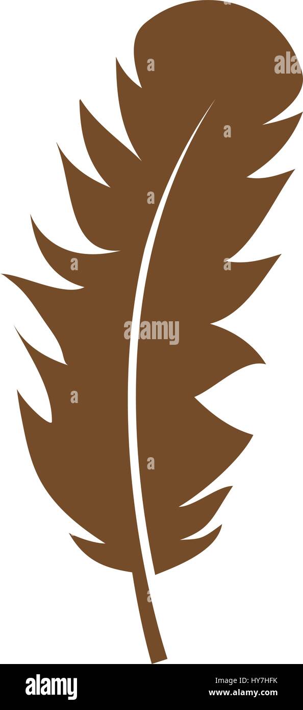 dry leaf icon over white background. colorful design. vector ...