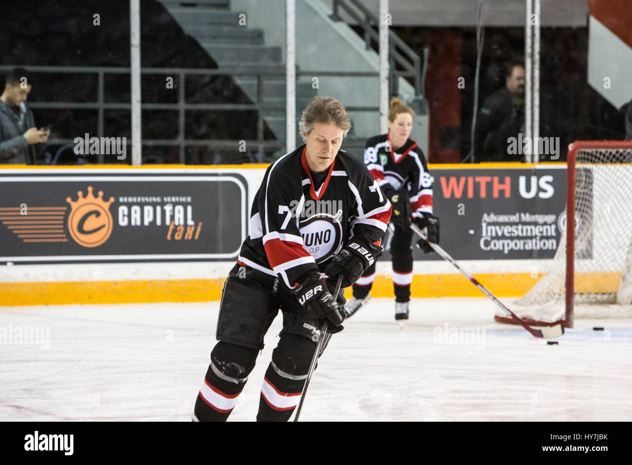 Ottawa, Canada. 31st Mar, 2017. Rockstars take on NHL alumni in the ...