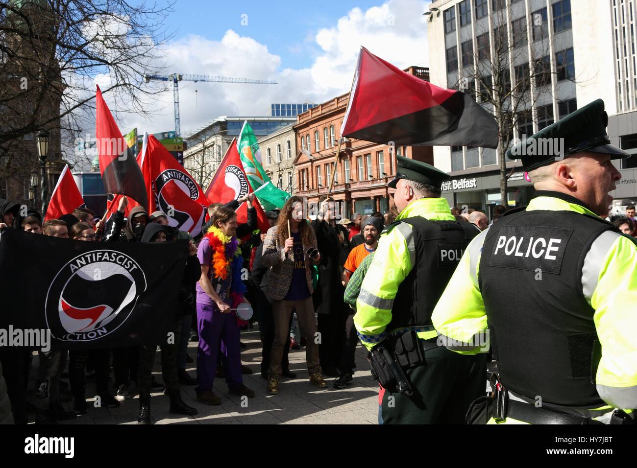 Irish anti fascists hi-res stock photography and images - Alamy