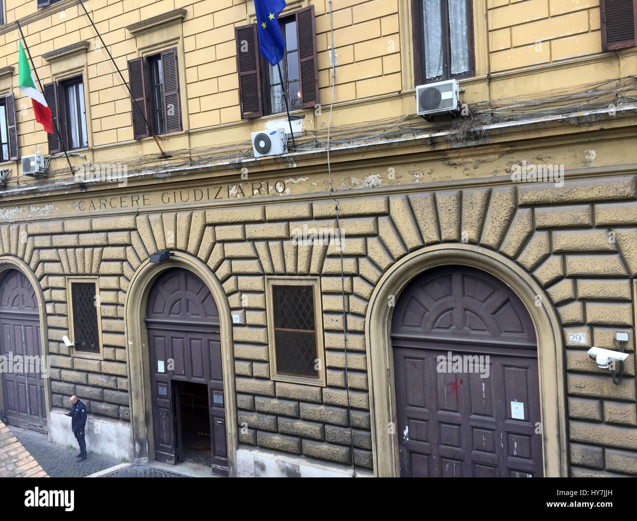 Rome, Italy. 27th Mar, 2017. The prison Regina Coeli in Rome, Italy, 27 ...