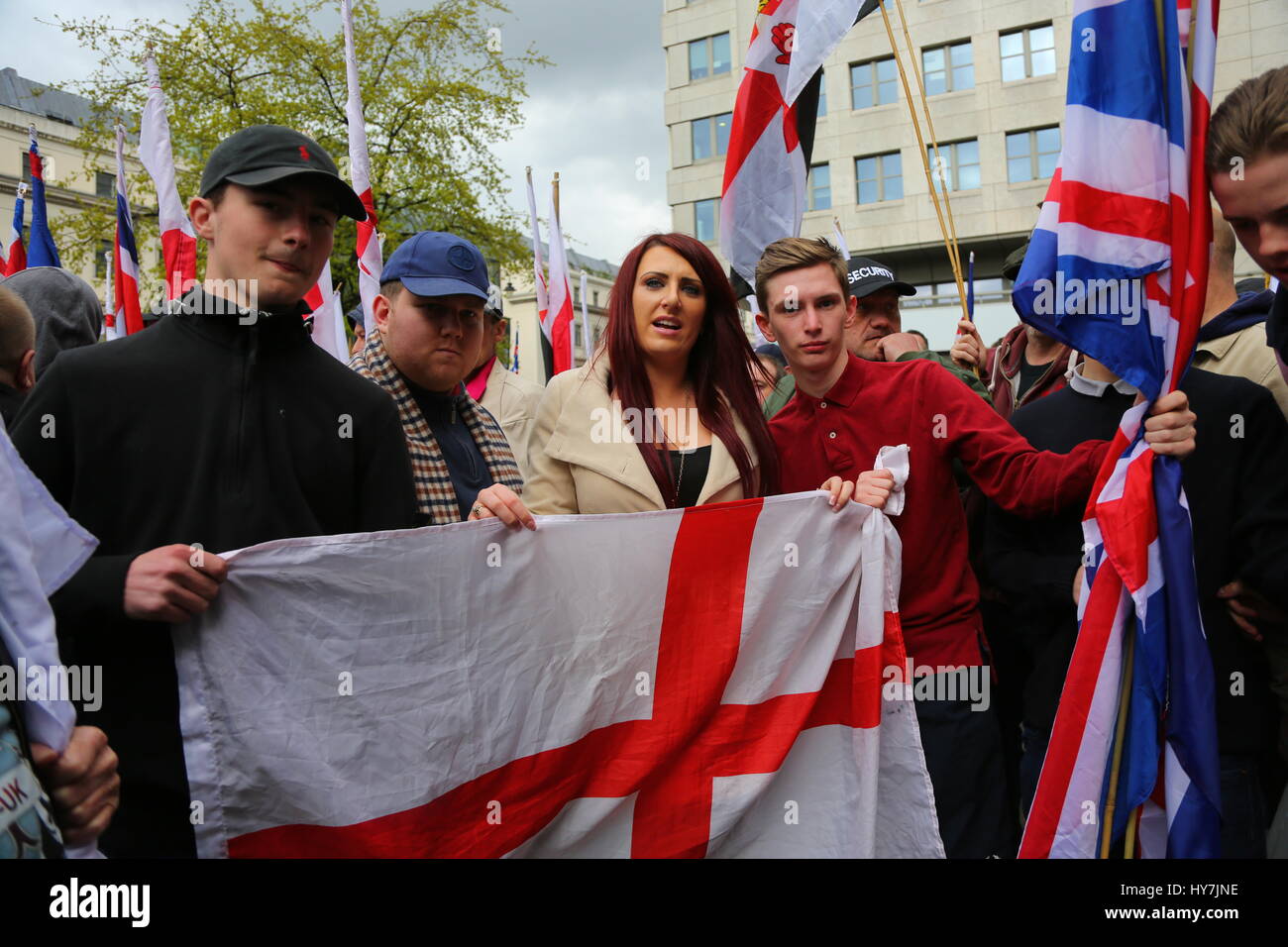 London, UK. 1st April 2017. From the EDL Facebook page - After the vile ...