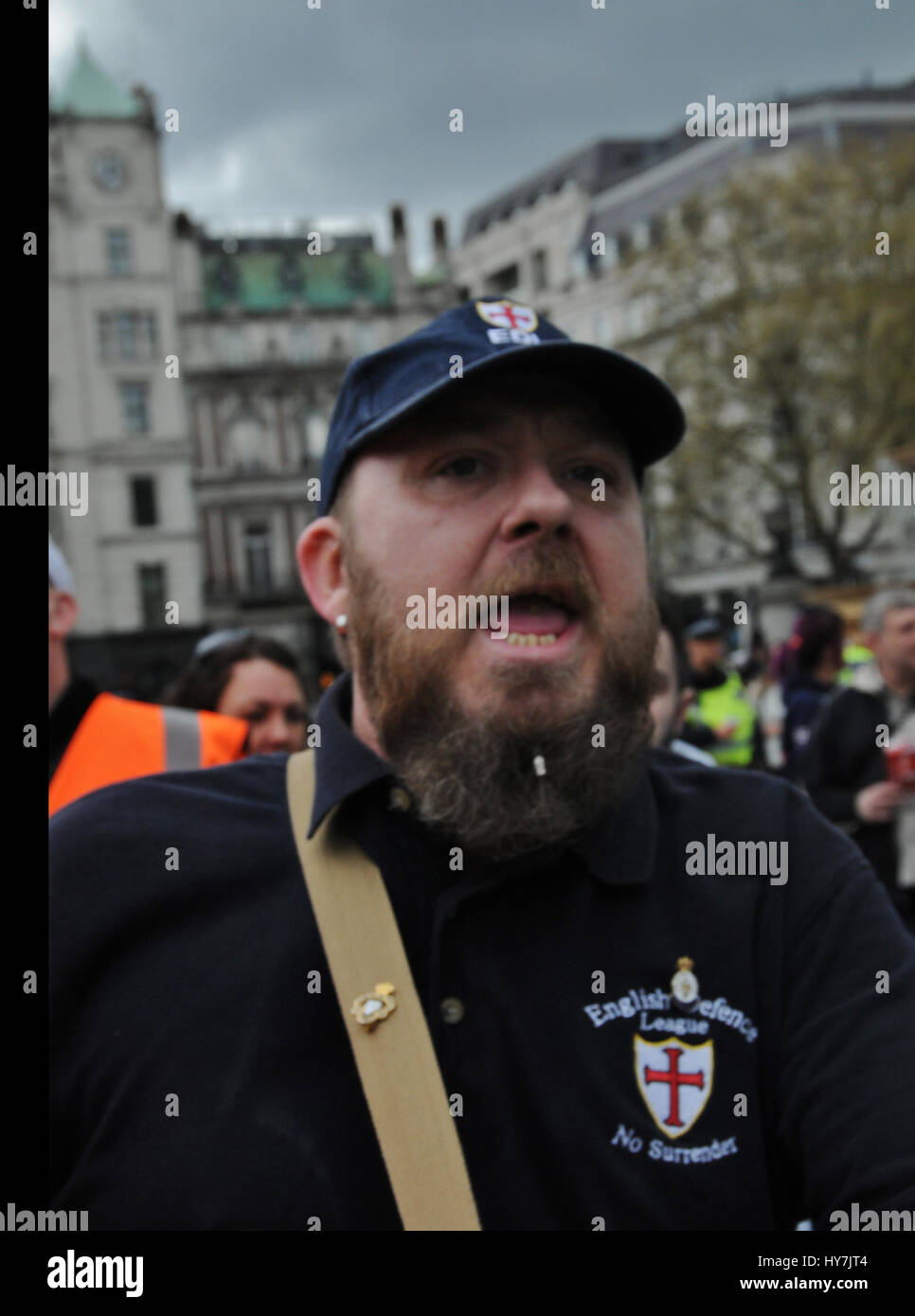 Angry edl supporter hi-res stock photography and images - Alamy