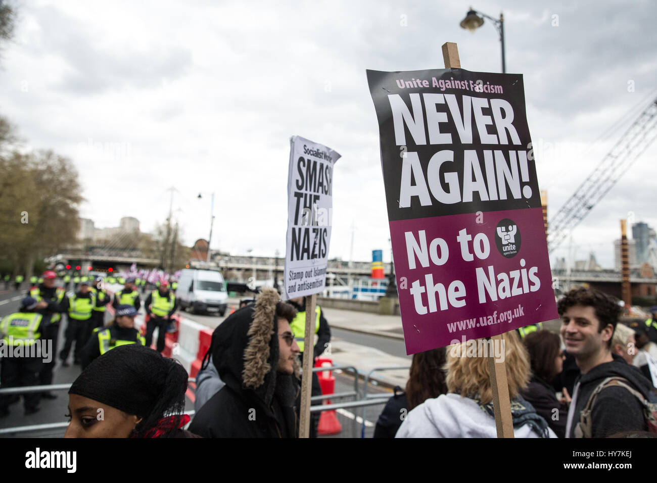 Unite against fascist hi-res stock photography and images - Alamy