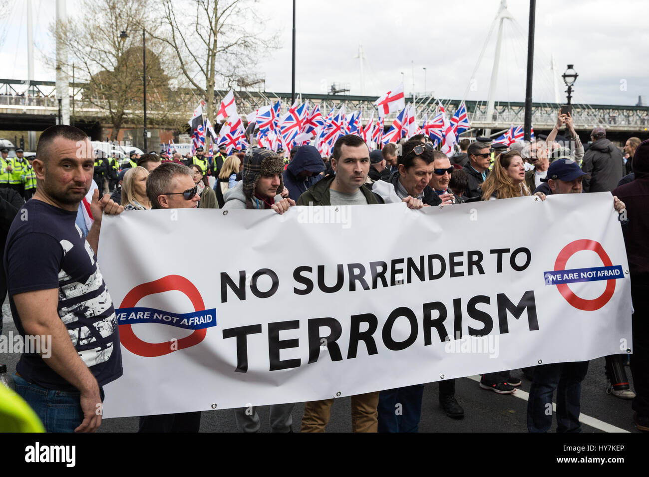 Edl banner no surrender hi-res stock photography and images - Alamy