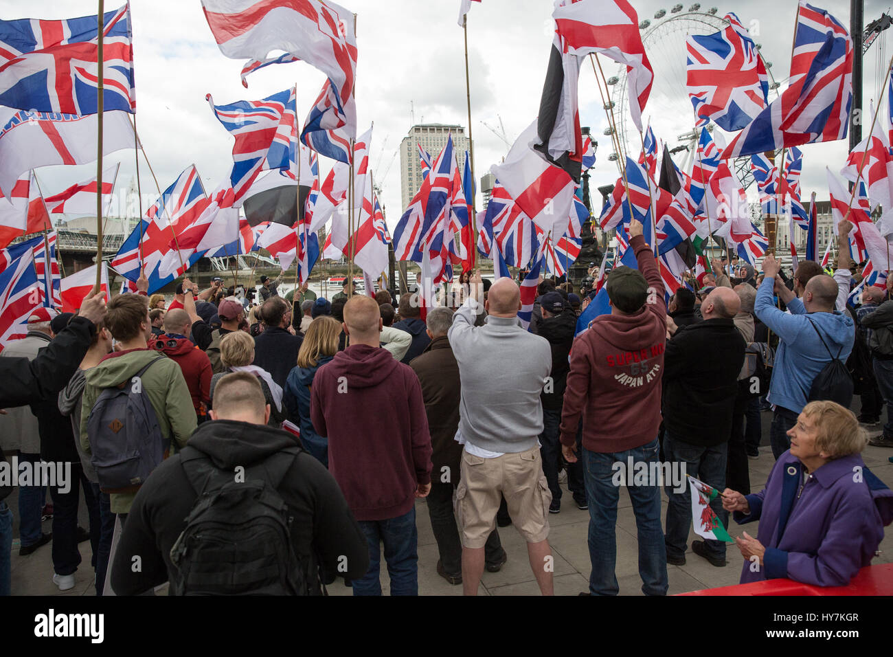 British far right group hi-res stock photography and images - Alamy