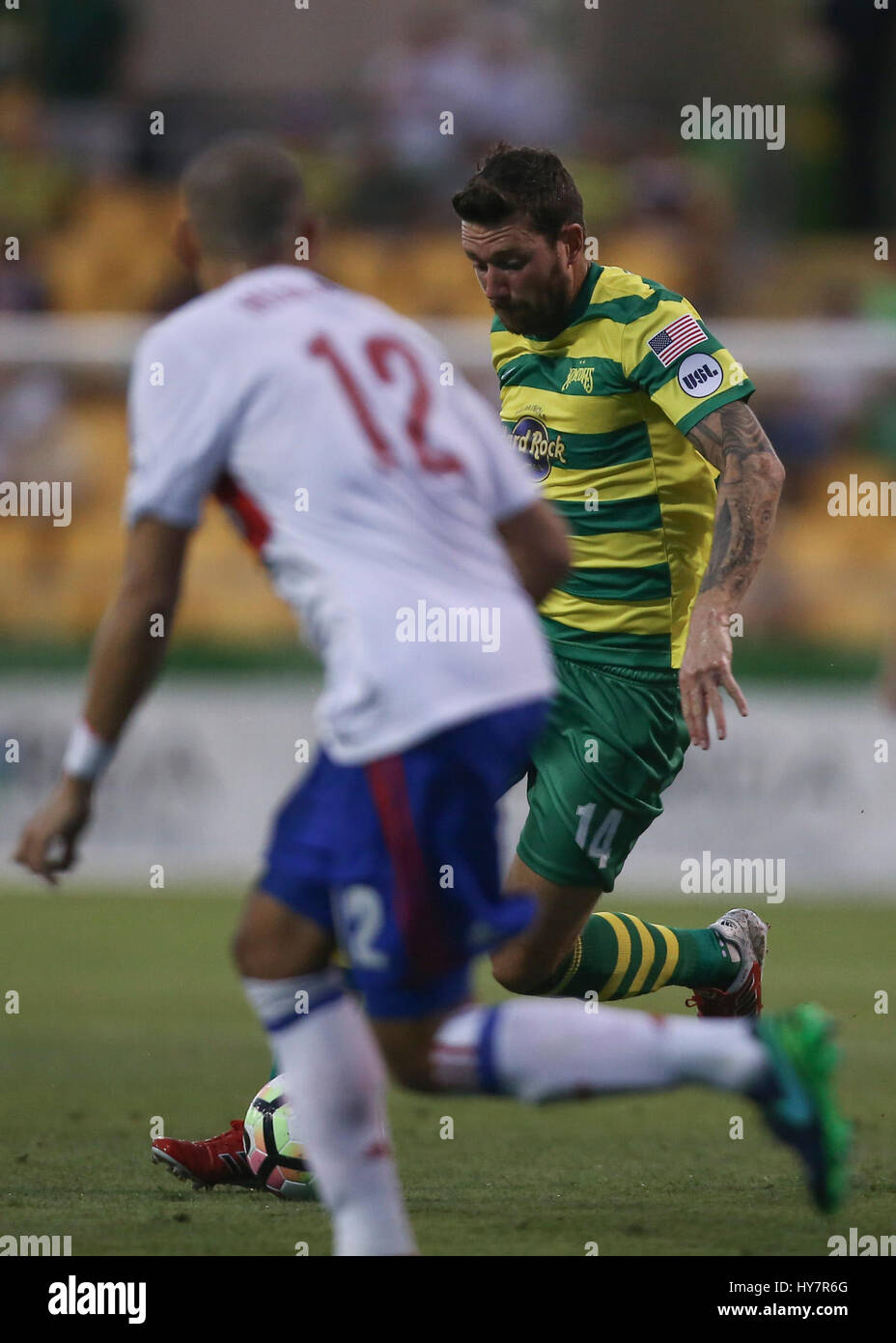Florida, USA. 1st Apr, 2017. CHARLIE KAIJO | Times.Tampa Bay Rowdies ...