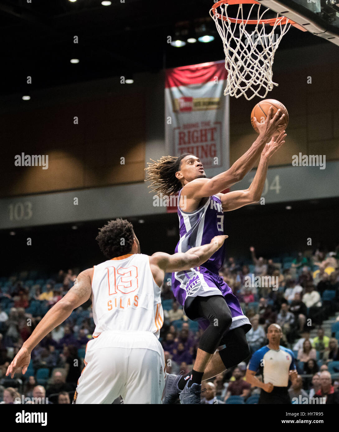 Reno, Nevada, USA. 1st Apr, 2017. Reno Bighorn Guard CAM GRIFFIN (13 ...