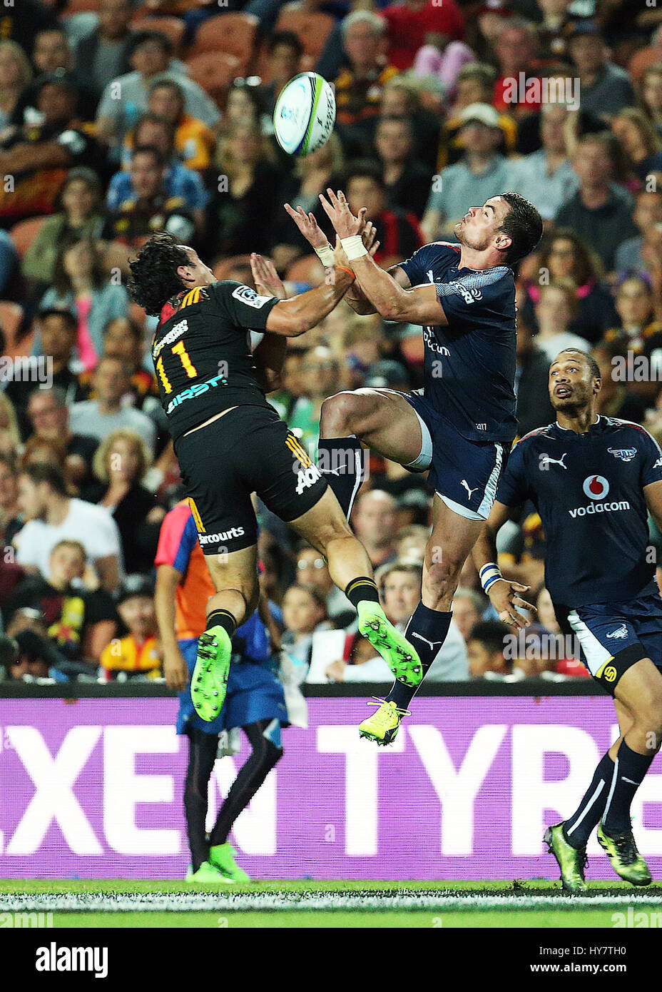 April 1st 2017, FMG Stadium, Waikato, Hamilton, New Zealand; Super ...