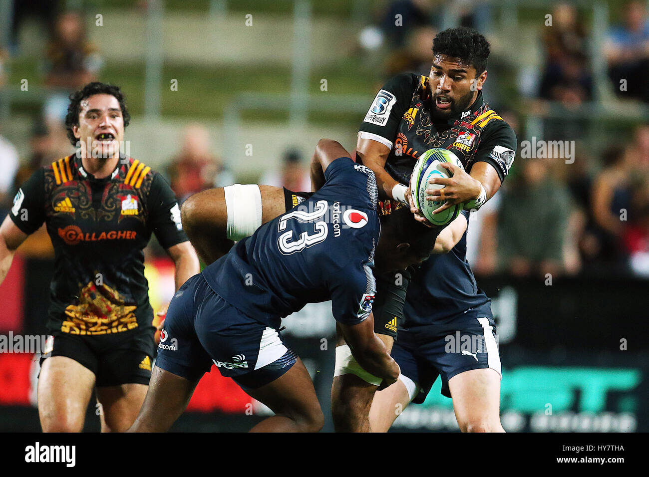 April 1st 2017, FMG Stadium, Waikato, Hamilton, New Zealand; Super ...