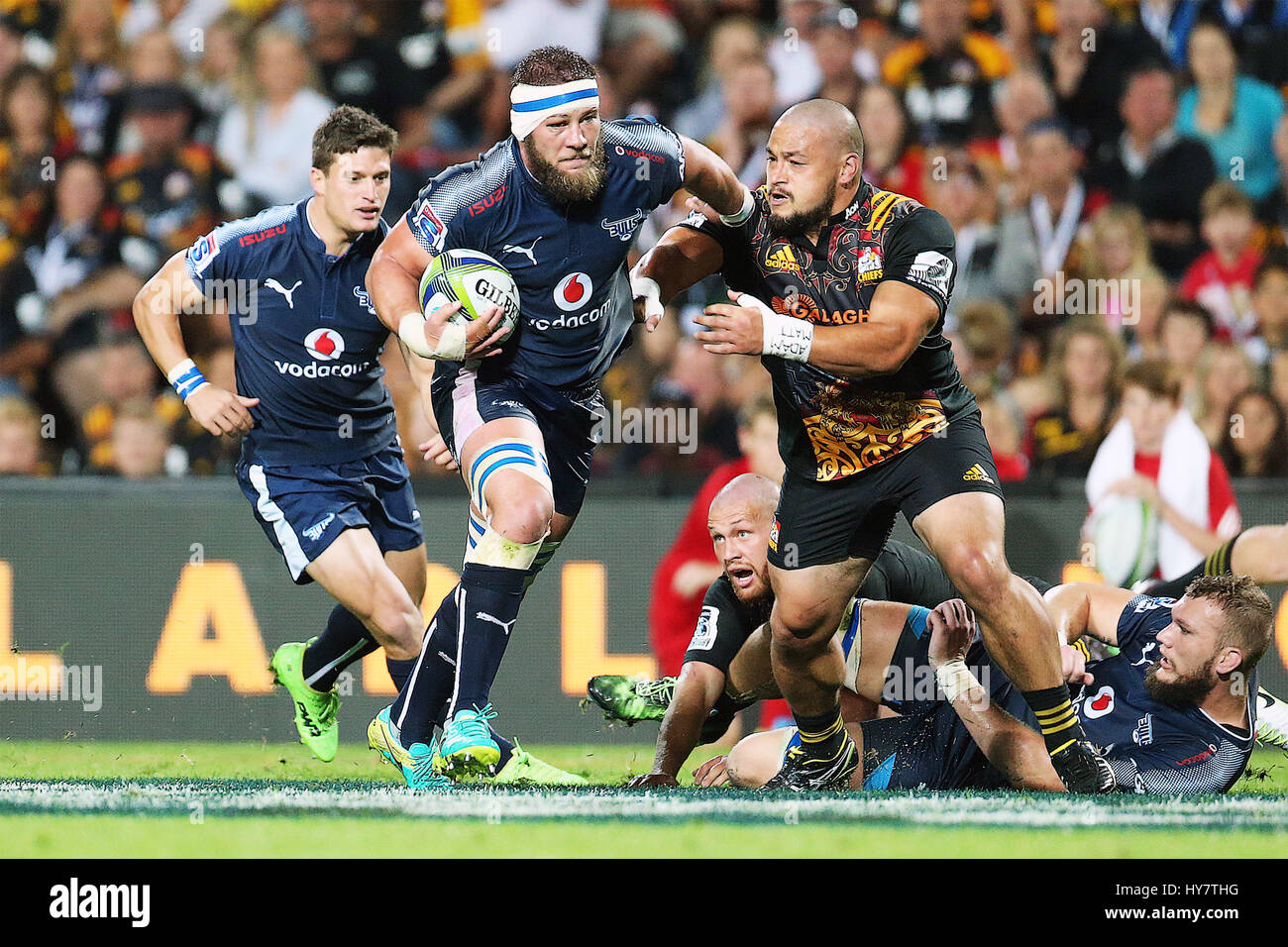 April 1st 2017, FMG Stadium, Waikato, Hamilton, New Zealand; Super ...