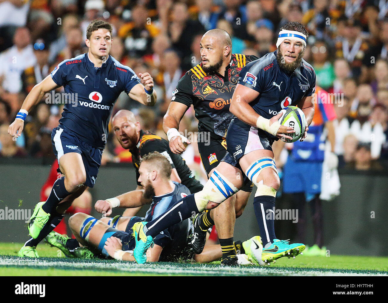 April 1st 2017, FMG Stadium, Waikato, Hamilton, New Zealand; Super ...