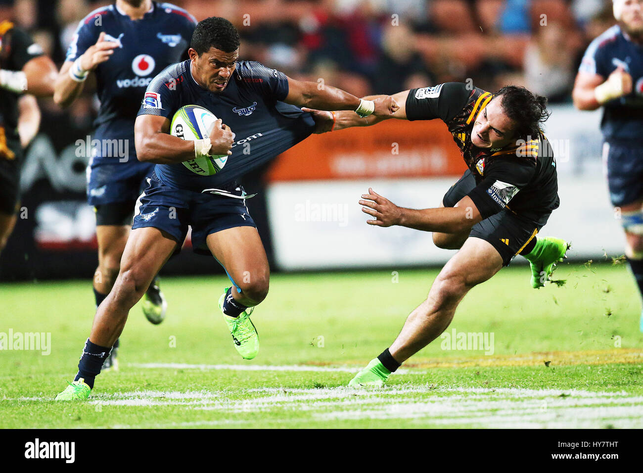 April 1st 2017, FMG Stadium, Waikato, Hamilton, New Zealand; Super ...