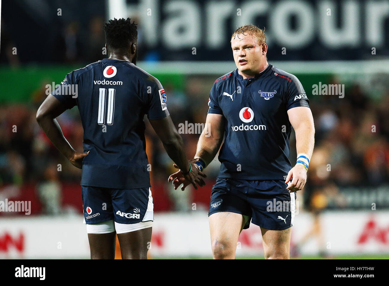 April 1st 2017, FMG Stadium, Waikato, Hamilton, New Zealand; Super ...