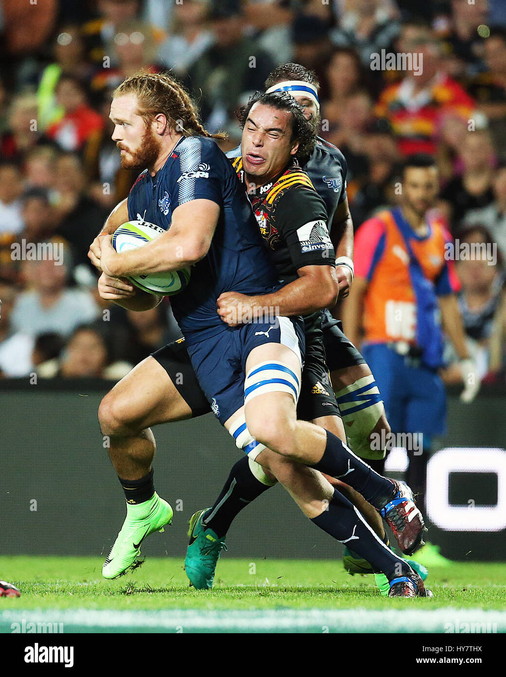 April 1st 2017, FMG Stadium, Waikato, Hamilton, New Zealand; Super ...
