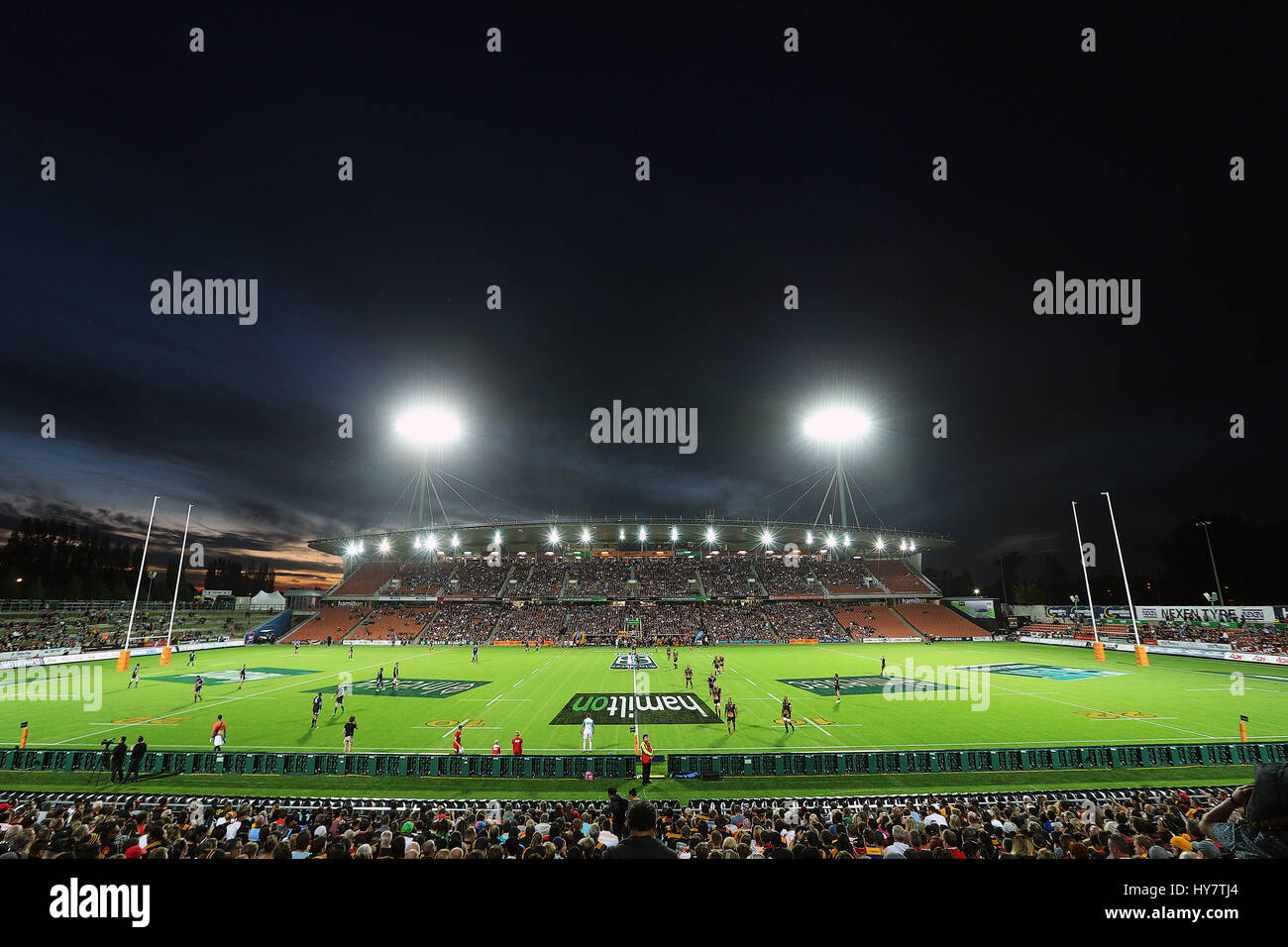 April 1st 2017, FMG Stadium, Waikato, Hamilton, New Zealand; Super ...