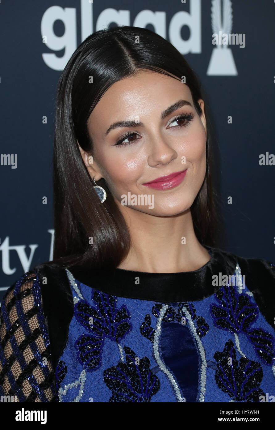 Bevely Hills, Ca. 01st Apr, 2017. Victoria Justice, At 28th Annual ...