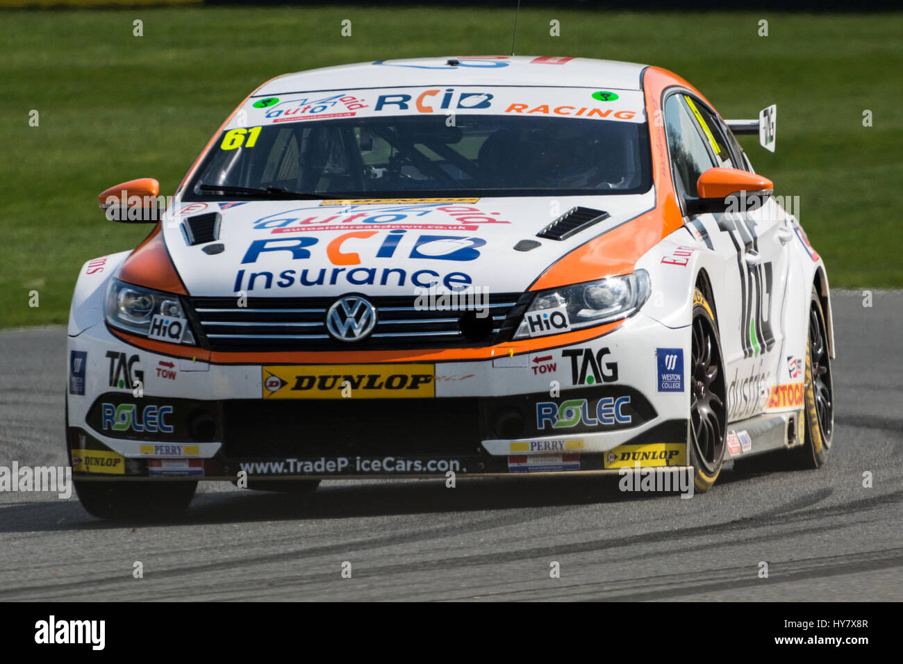 Fawkham, Longfield, UK. 2nd April, 2017. BTCC racing driver Will Burns ...