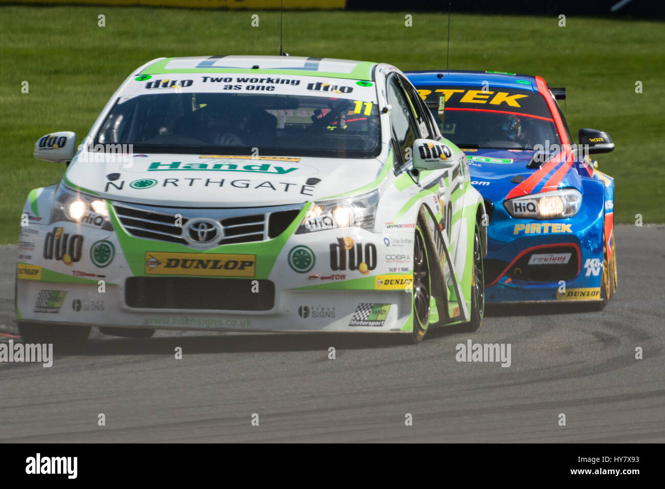 2017 btcc racing driver rob austin and handy motorsport drives hi-res ...