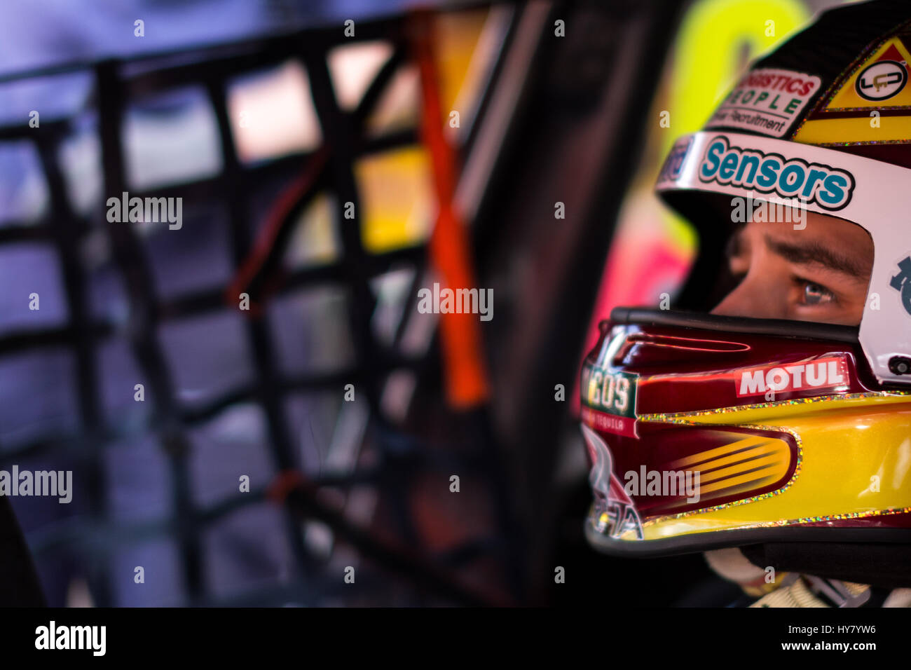 Fawkham, Longfield, UK. 2nd April, 2017. BTCC racing driver Tom Ingram ...
