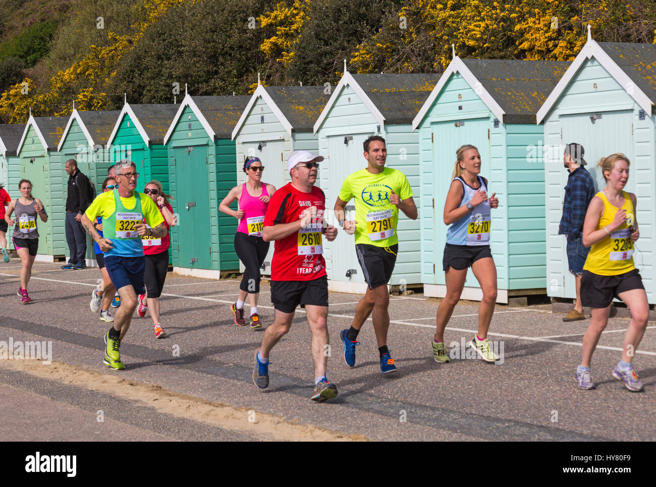 Bournemouth bay run bournemouth hi-res stock photography and images - Alamy