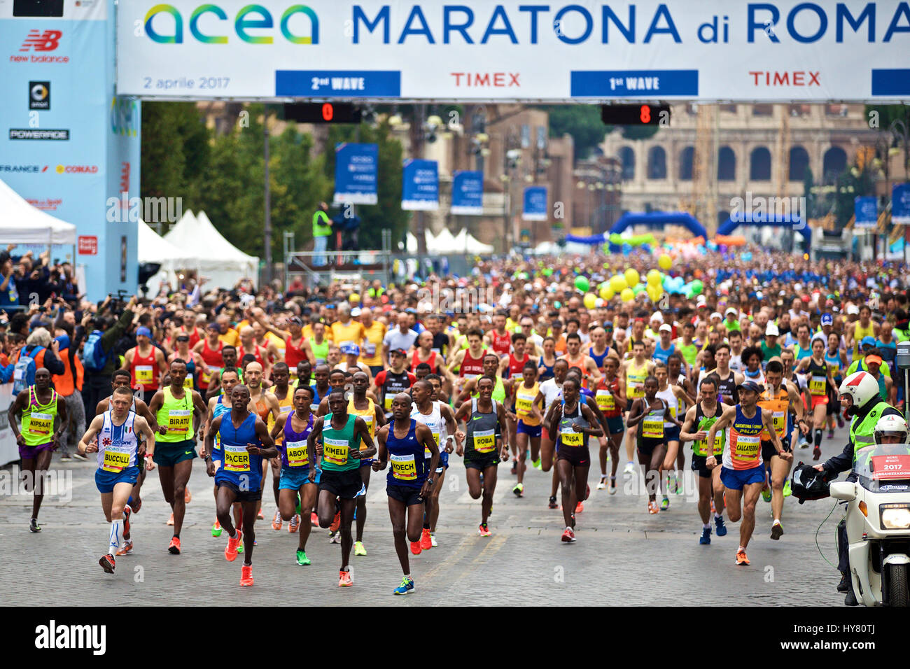 Rome marathon 2017 hi-res stock photography and images - Alamy