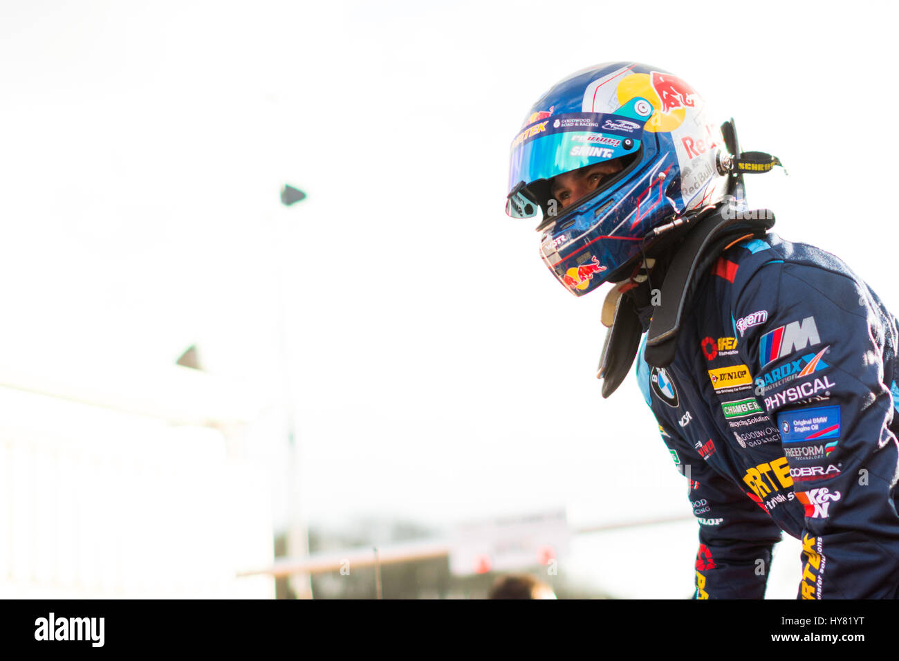 Fawkham, Longfield, UK. 2nd April, 2017. BTCC racing driver Andrew ...