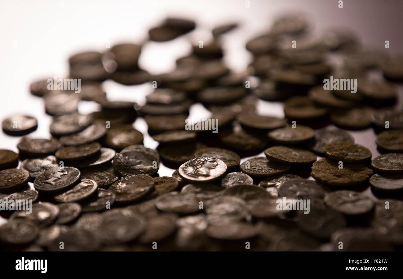 Augustus coin germany hi-res stock photography and images - Alamy