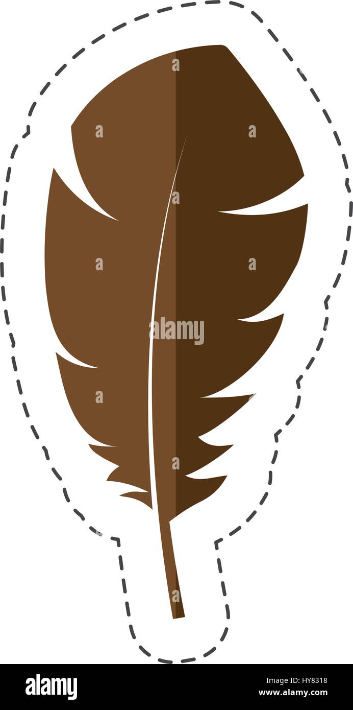 dry leaf icon over white background. vector illustration Stock Vector ...