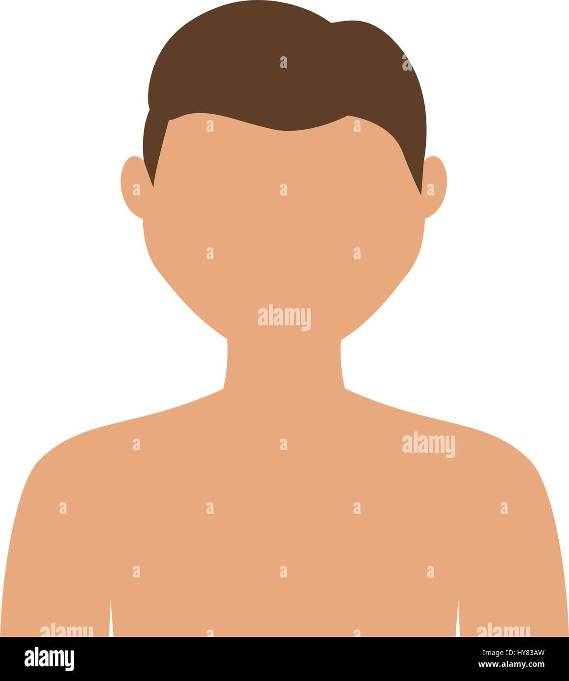 man cartoon icon over white background. colorful design. vector ...