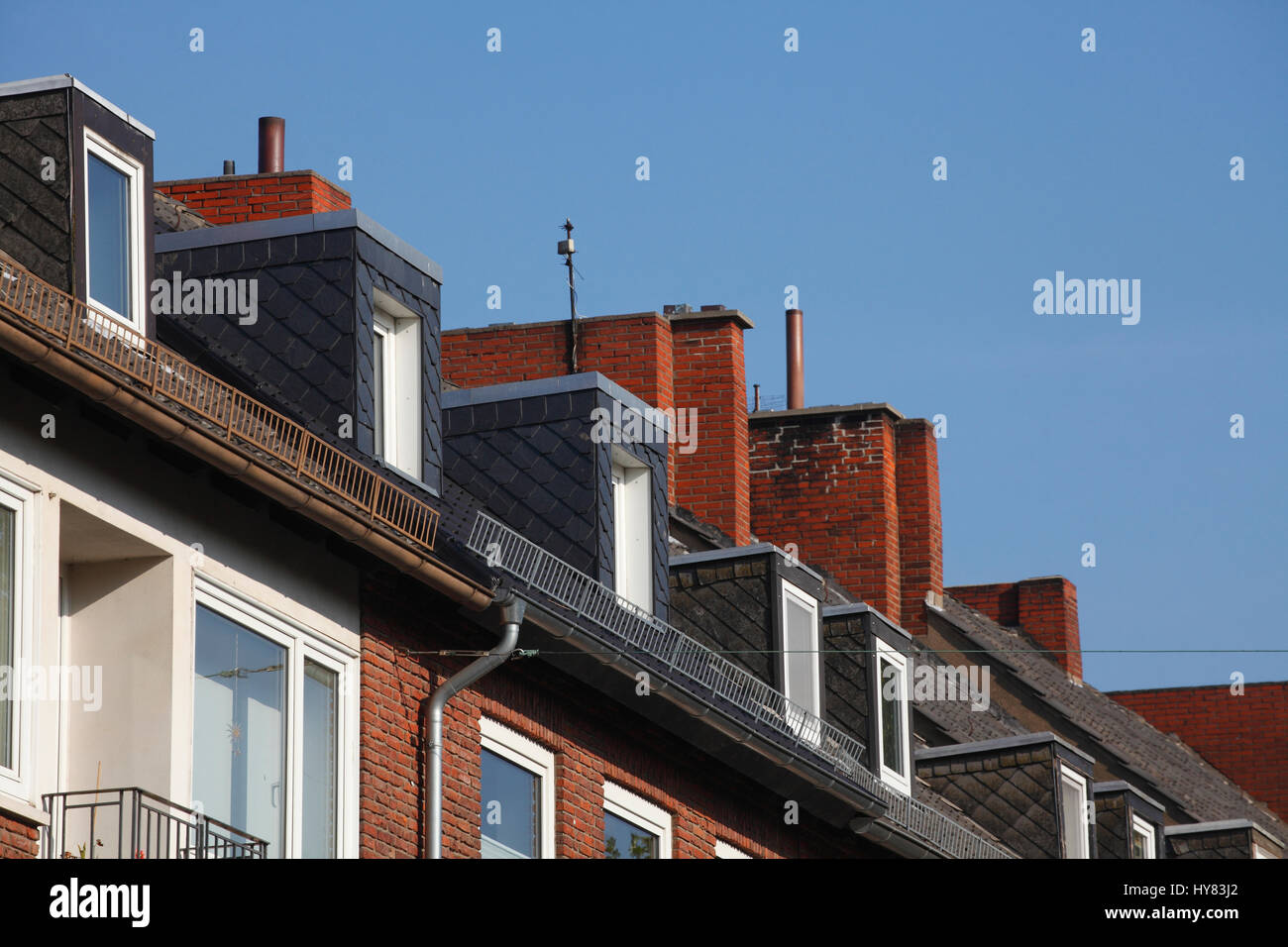 roofs, windows and chimneys Stock Photo - Alamy
